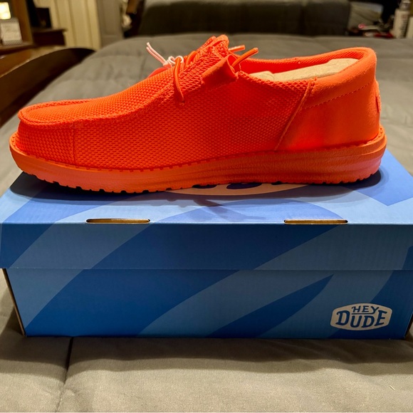 Hey Dude | Shoes | Hey Dude Orange Casual Shoes | Poshmark